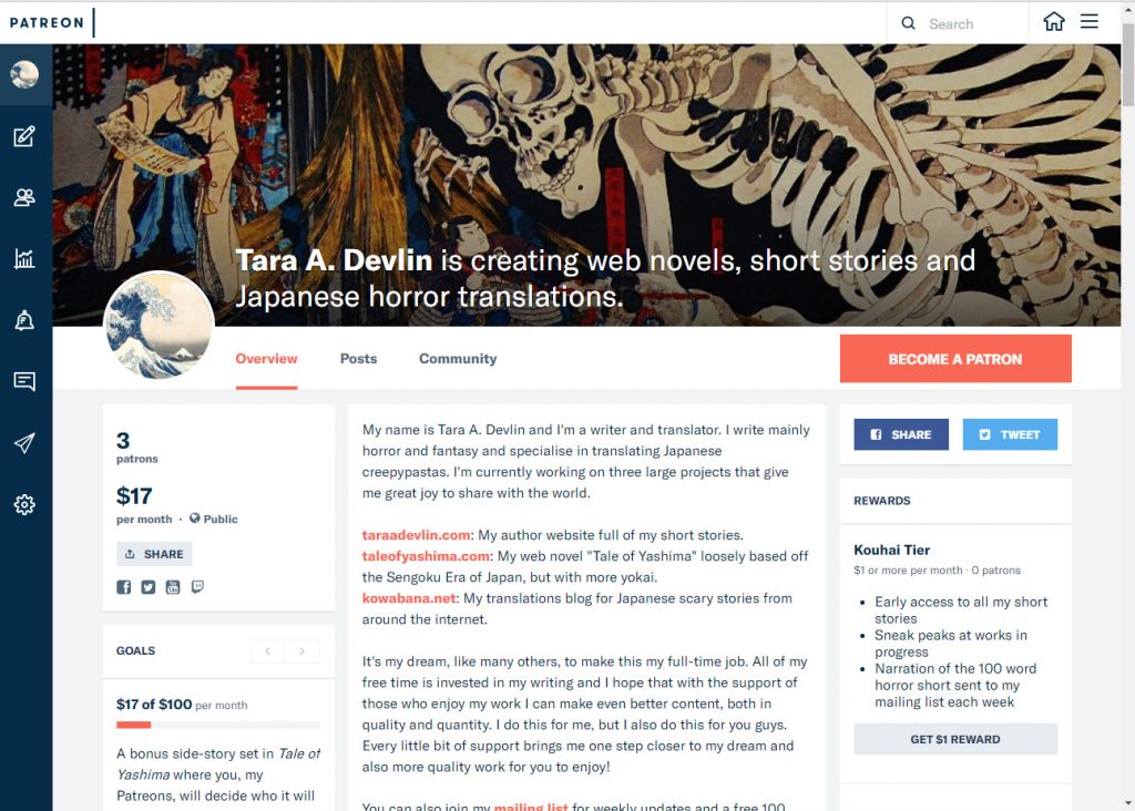 Patreon updates | TaraADevlin.com